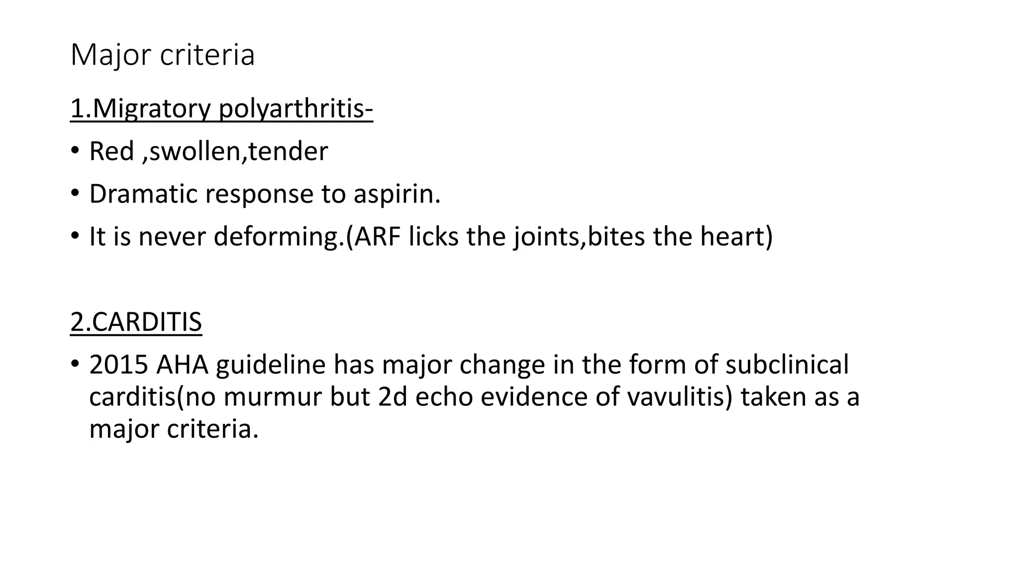 Rheumatic fever | PPTX