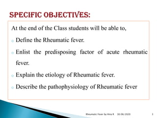 Rheumatic fever..hina