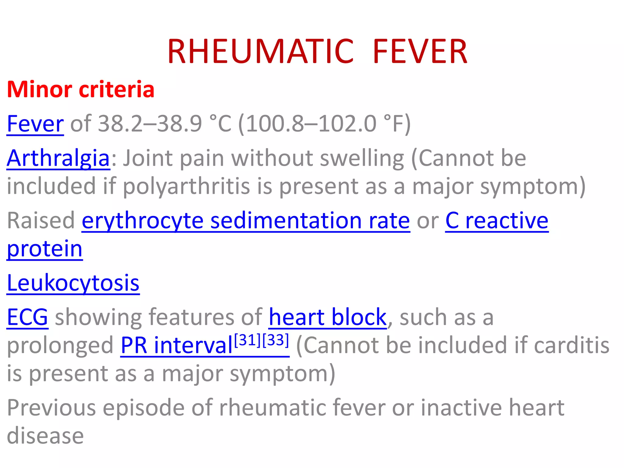 Rheumatic fever | PPT