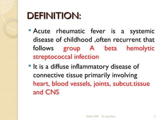 rheumatic fever.ppt88888888888888888888888888888888 | PPT