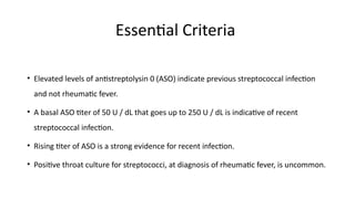 Rheumatic disease its complains lab findings sequaelele | PPTX