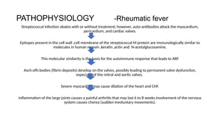 RHEUMATIC FEVER.power point presentation | PPTX