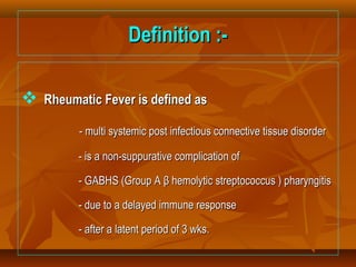 Rheumatic fever | PPT