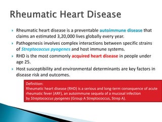 Rheumatic fever and Rheumatic heart disease | PPTX