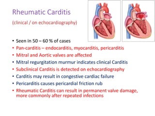 Rheumatic fever and rheumatic heart disease 2021 | PPT