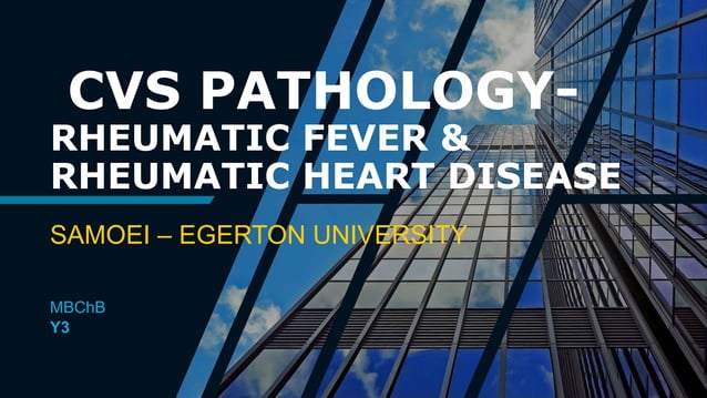 RHEUMATIC FEVER & RHEUMATIC HEART DISEASE | PPTX | Heart and Cardiovascular Diseases | Diseases ...