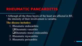 RHEUMATIC FEVER & RHEUMATIC HEART DISEASE | PPTX