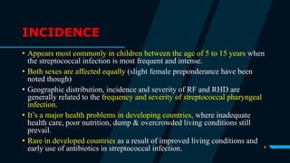 RHEUMATIC FEVER & RHEUMATIC HEART DISEASE | PPTX