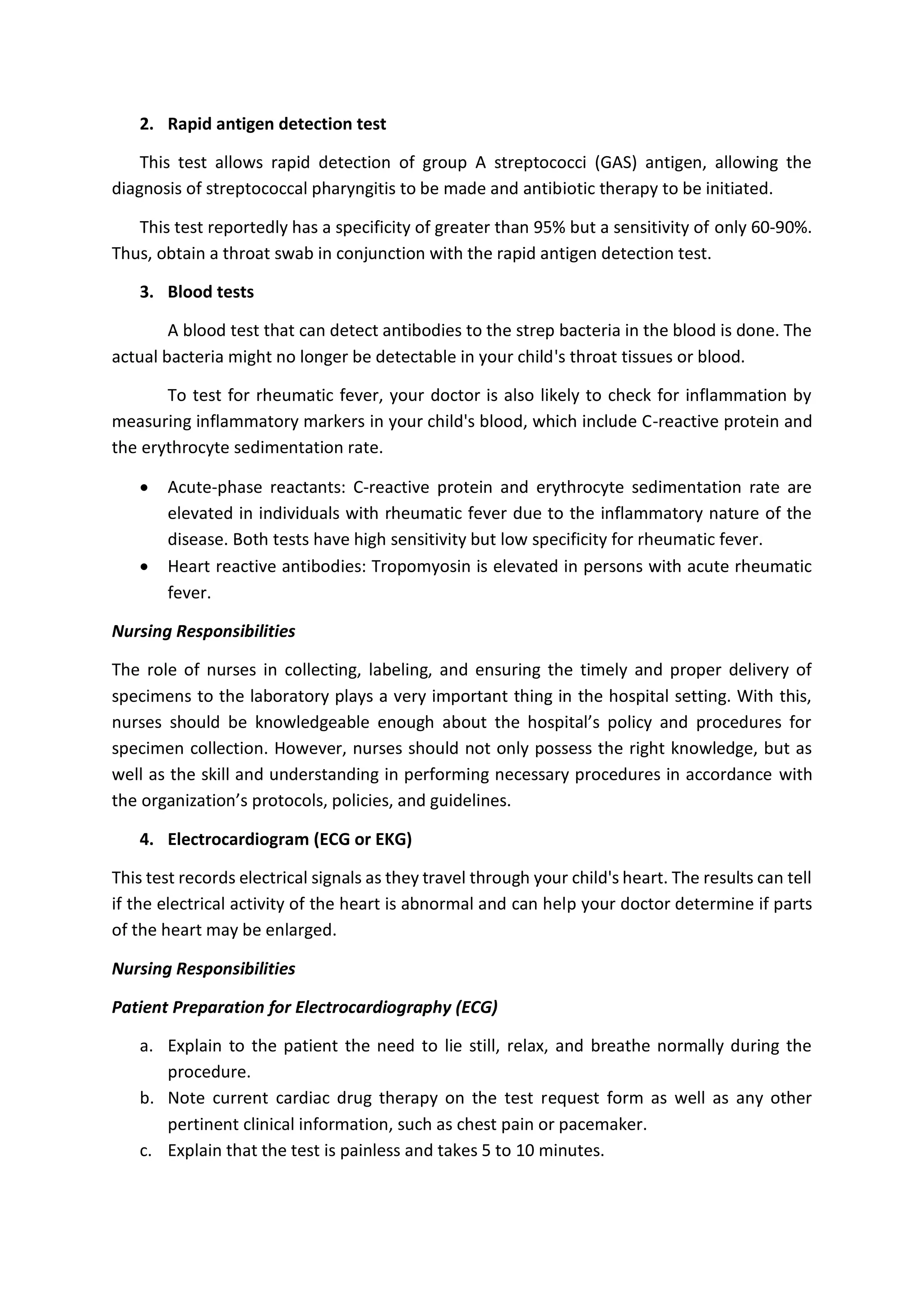 Rheumatic fever small group discussion | PDF