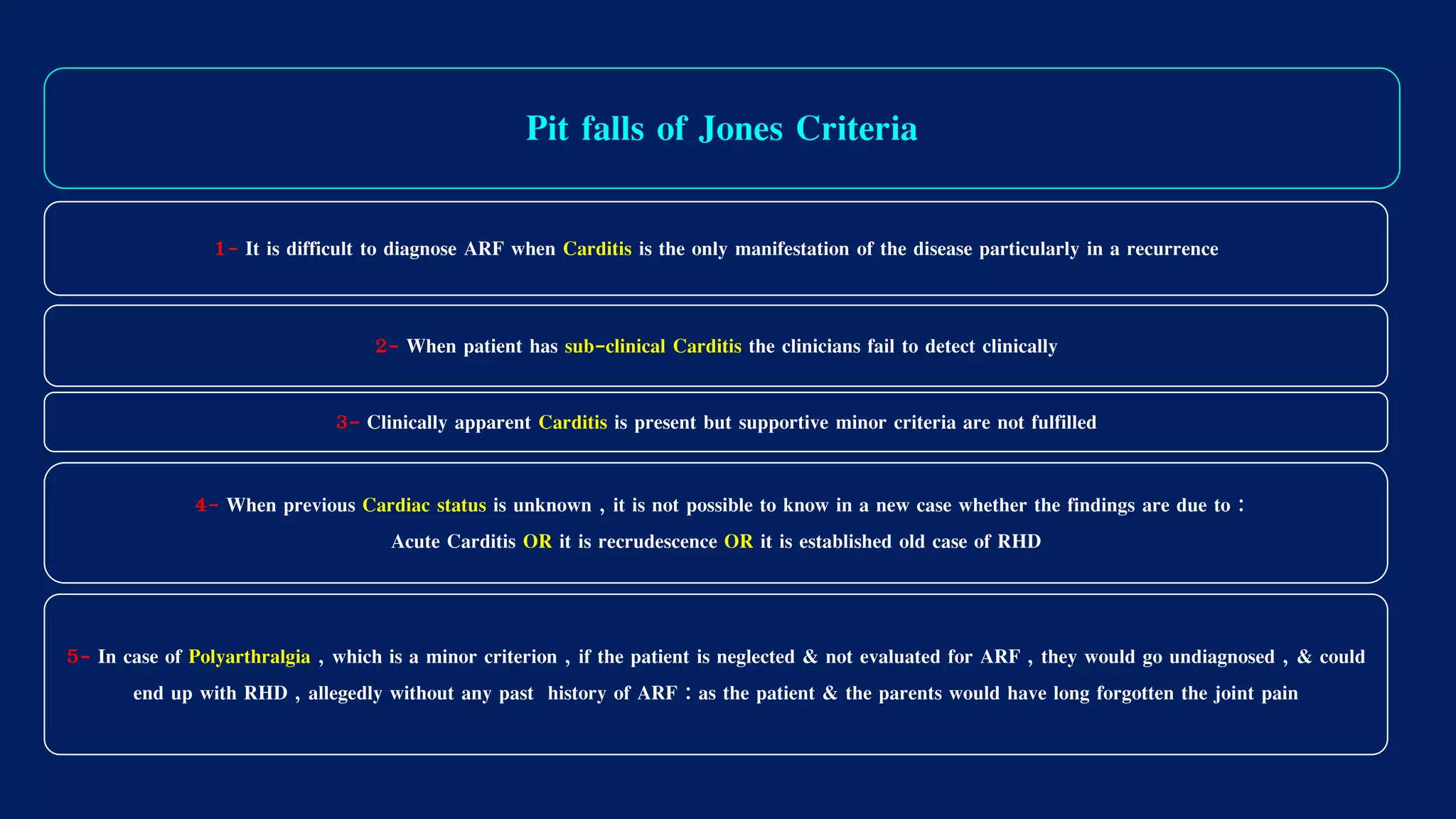 Rheumatic fever ( criteria for diagnosis ) | PPTX