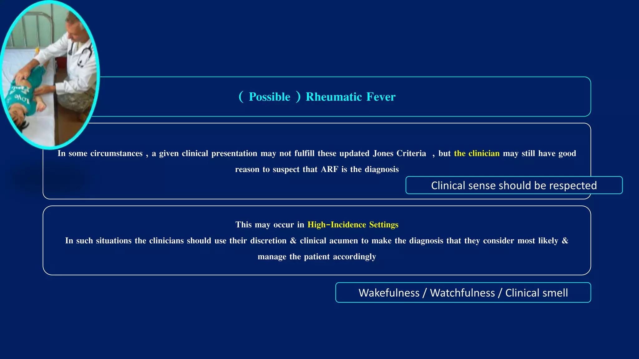 Rheumatic fever ( criteria for diagnosis ) | PPTX