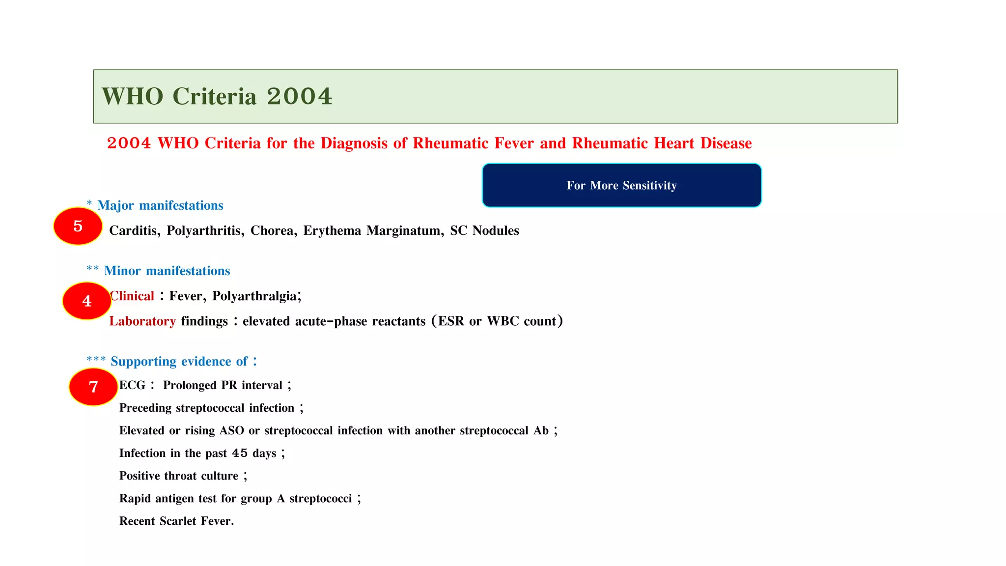 Rheumatic fever ( criteria for diagnosis ) | PPTX