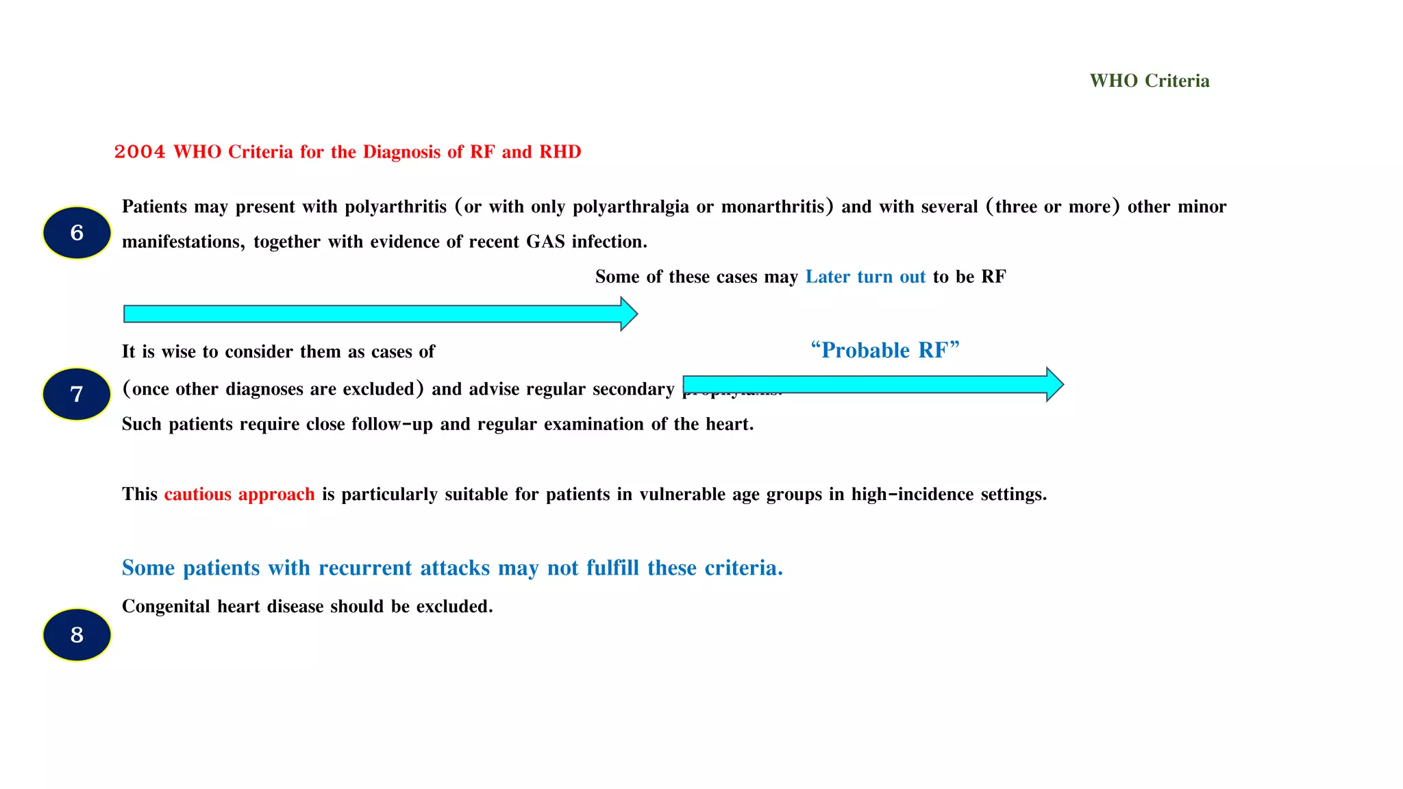 Rheumatic fever ( criteria for diagnosis ) | PPTX