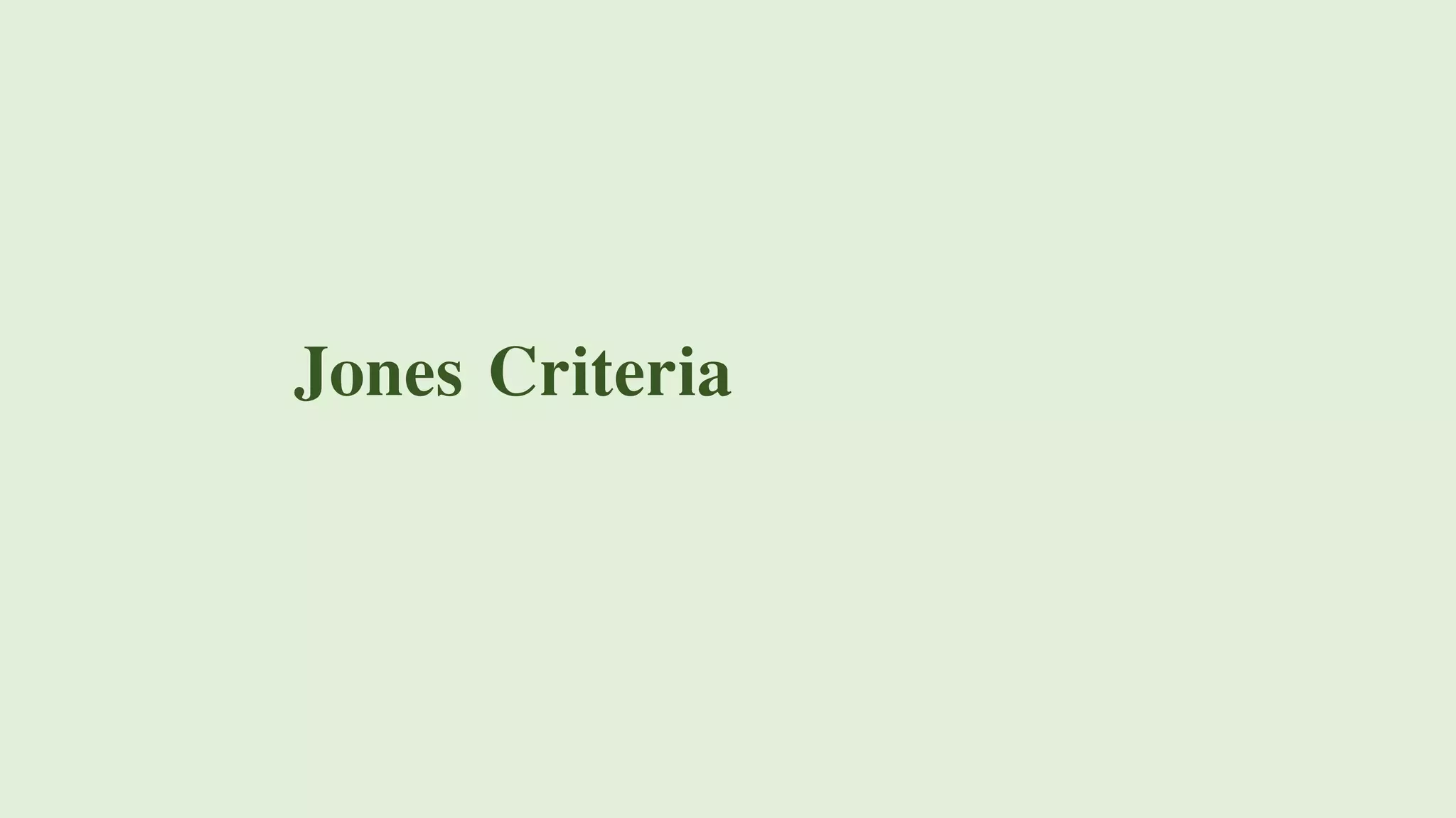 Rheumatic fever ( criteria for diagnosis ) | PPTX