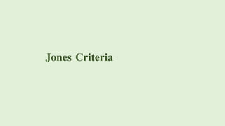 Rheumatic fever ( criteria for diagnosis ) | PPTX