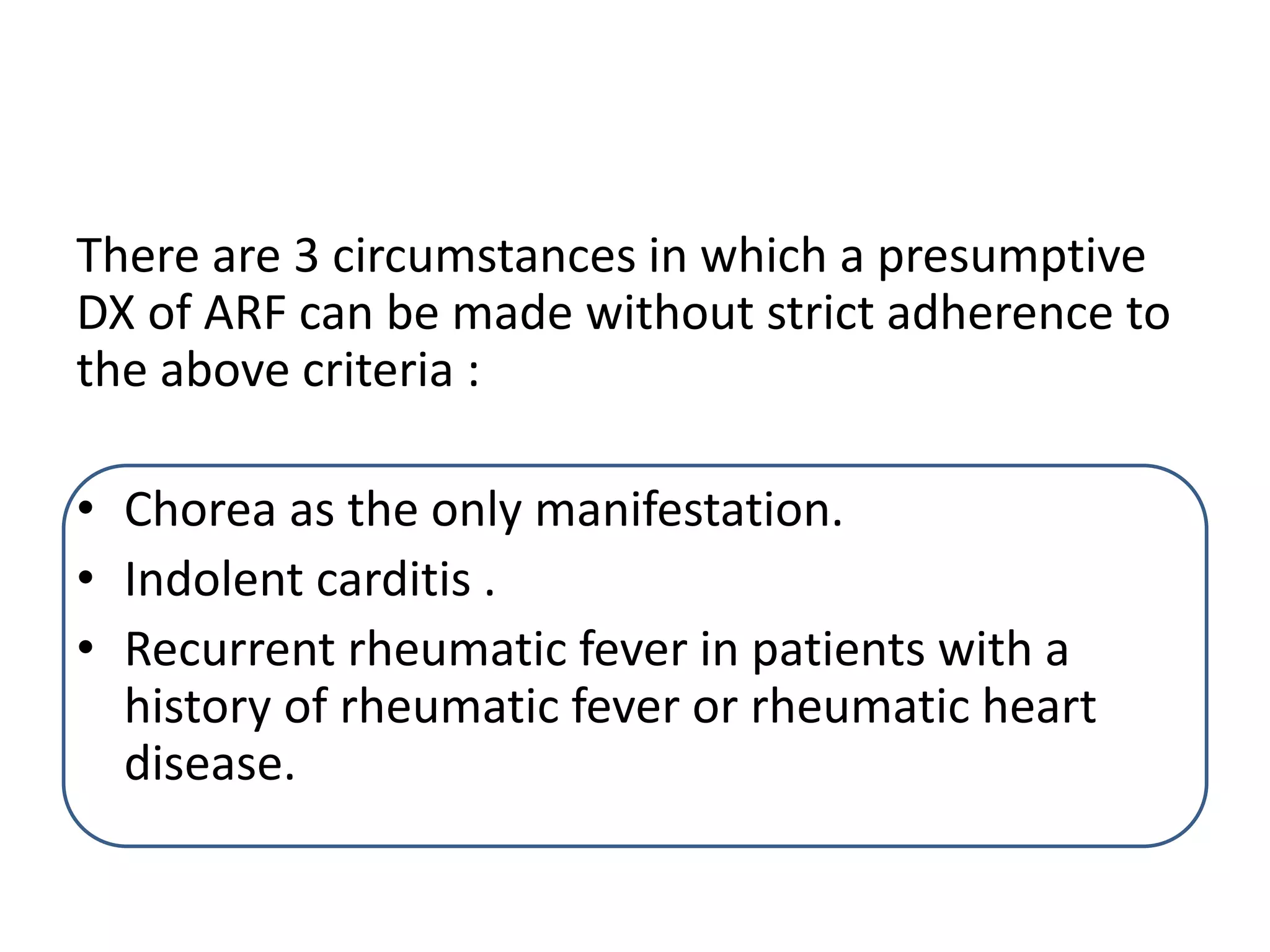 Rheumatic heart disease: Acute Rheumatic Fever | PPTX