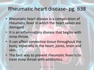 Rheumatic heart disease | PDF | Heart and Cardiovascular Diseases ...