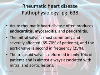 Rheumatic heart disease | PDF | Heart and Cardiovascular Diseases ...