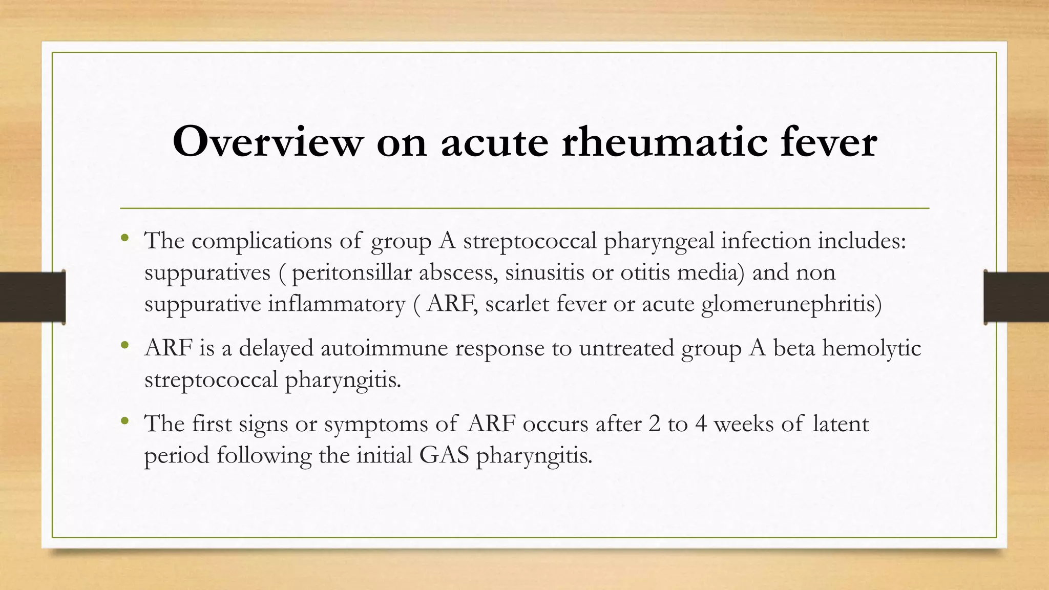 Rheumatic heart disease | PPTX