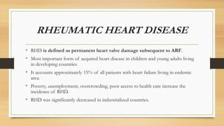 Rheumatic heart disease | PPTX