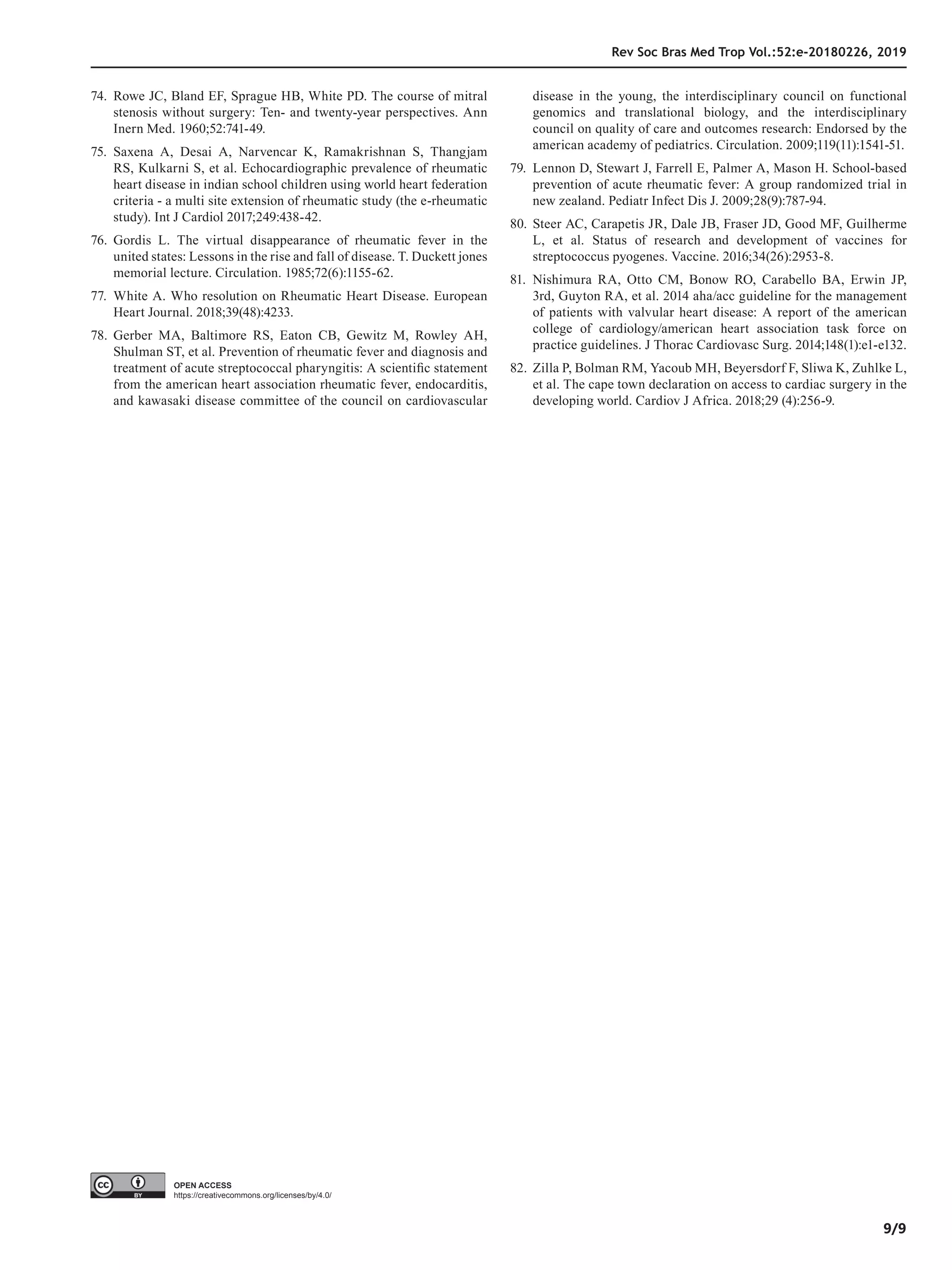 Rheumatic heart disease | PDF