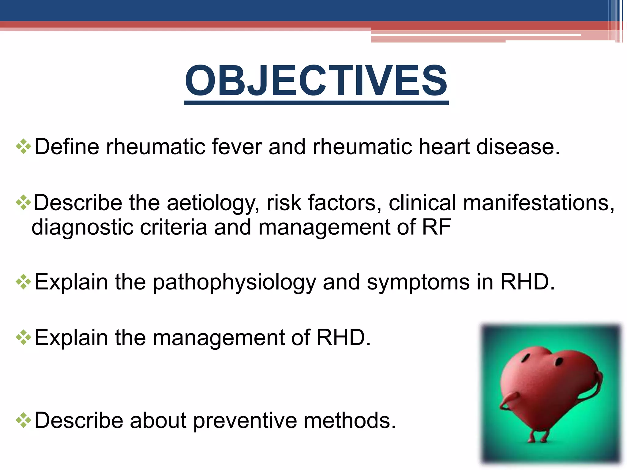 Rheumatic heart disease | PPTX