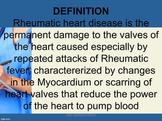 Rheumatic heart disease | PPT