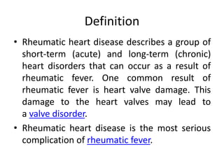 Rheumatic Heart Disease.pptttttttttttttt | PPTX | Heart and ...