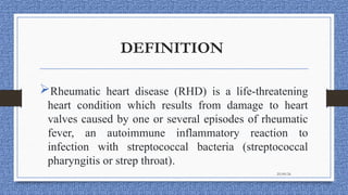 Rheumatic Heart Disease.pptx999999999999999 | PPTX