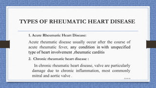 Rheumatic Heart Disease.pptx999999999999999 | PPTX
