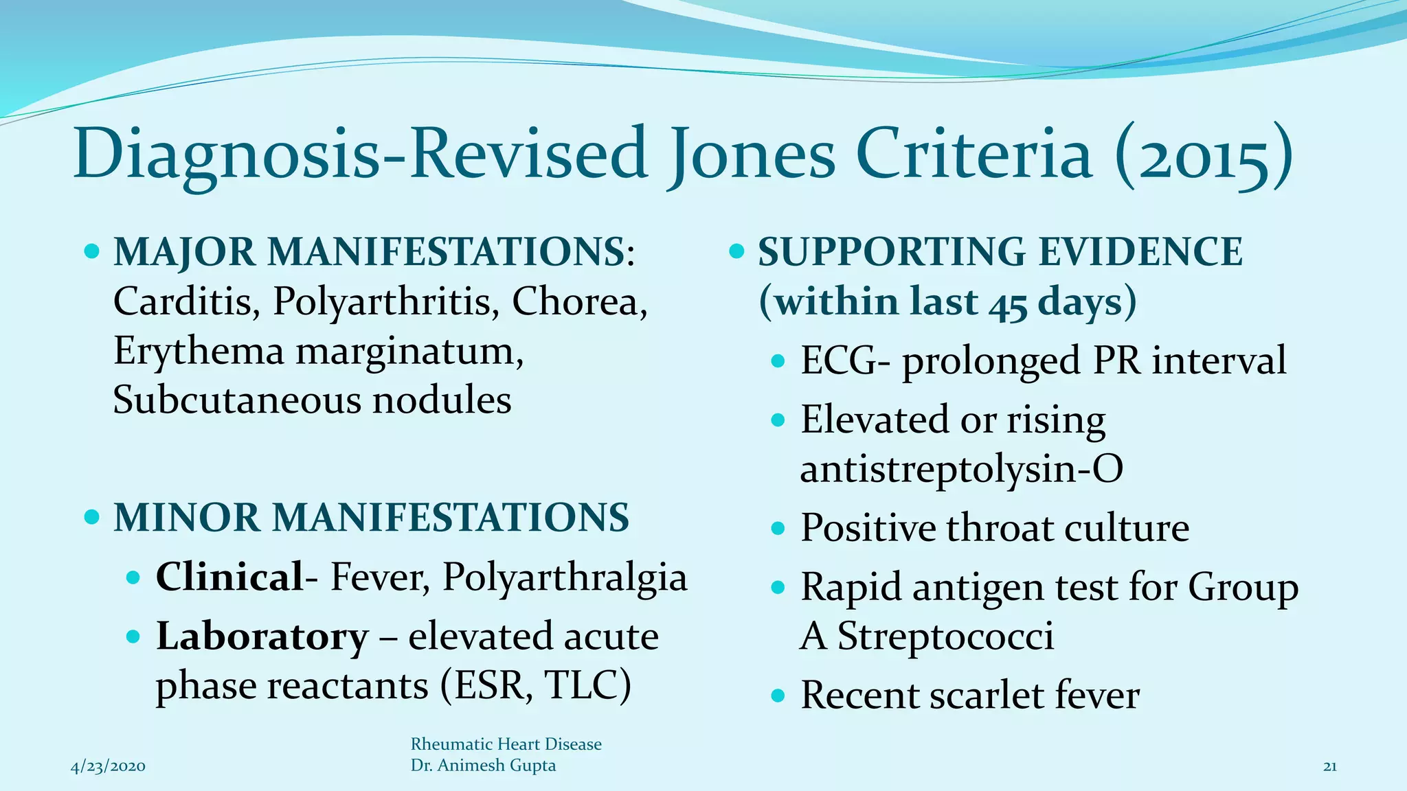 Rheumatic Heart Disease | PDF