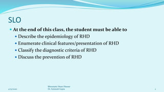 Rheumatic Heart Disease | PDF