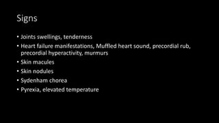 Rheumatic heart disease | PPTX