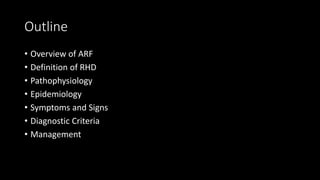 Rheumatic heart disease | PPTX