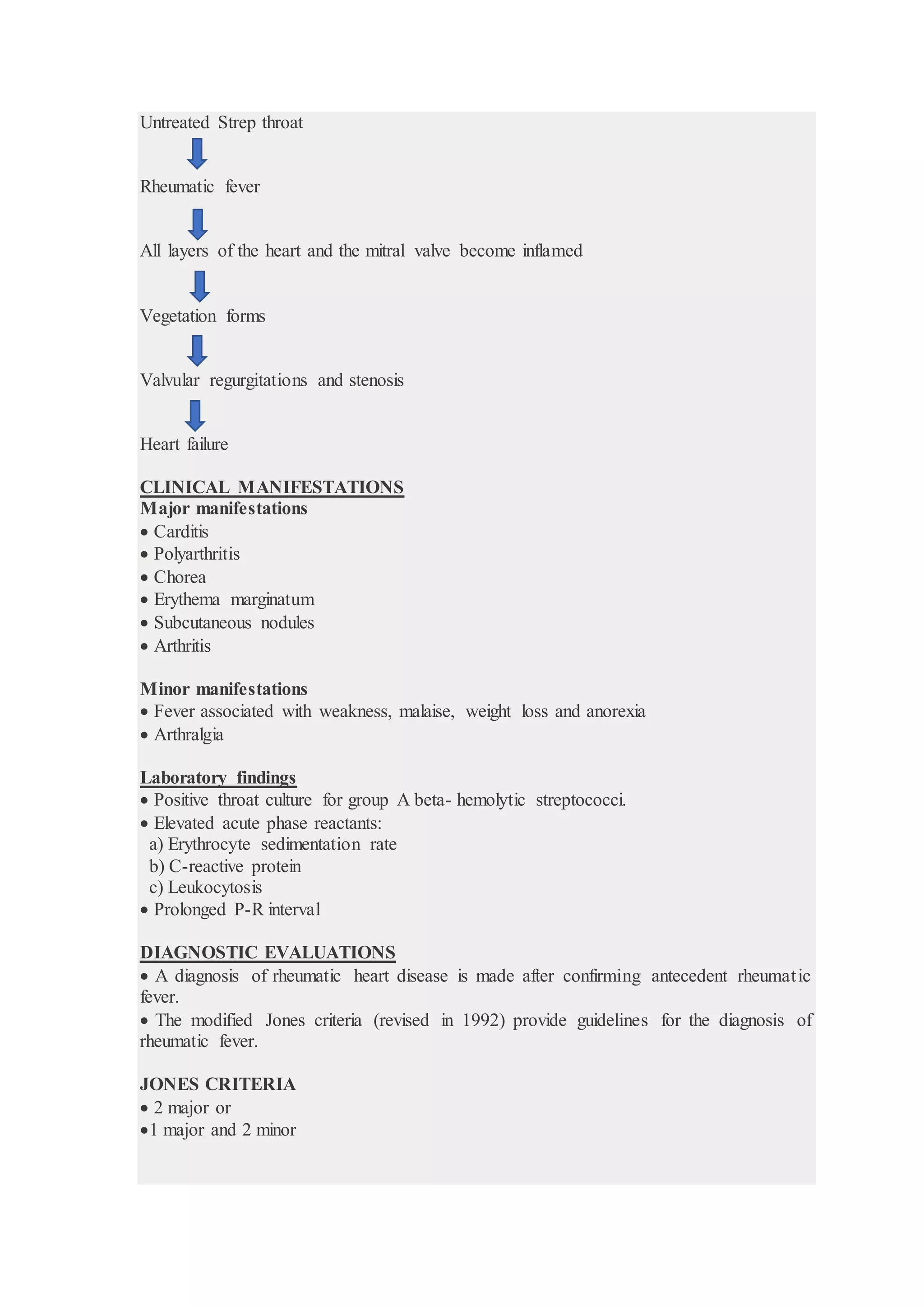 Rheumatic Heart Disease (RHD) | DOCX