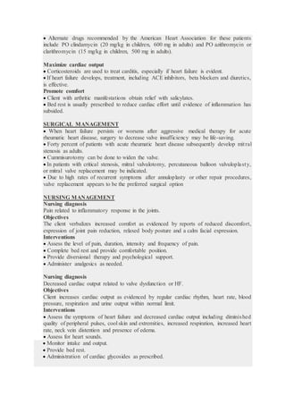 Rheumatic Heart Disease (RHD) | DOCX