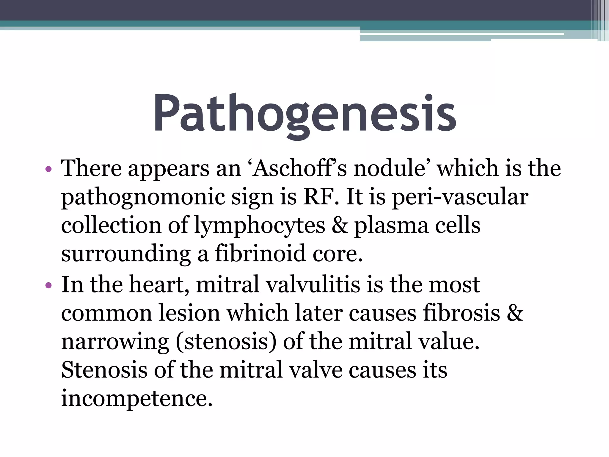 Rheumatic heart disease ppt | PPTX