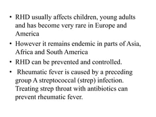 Rheumatic heart disease sushila | PPTX