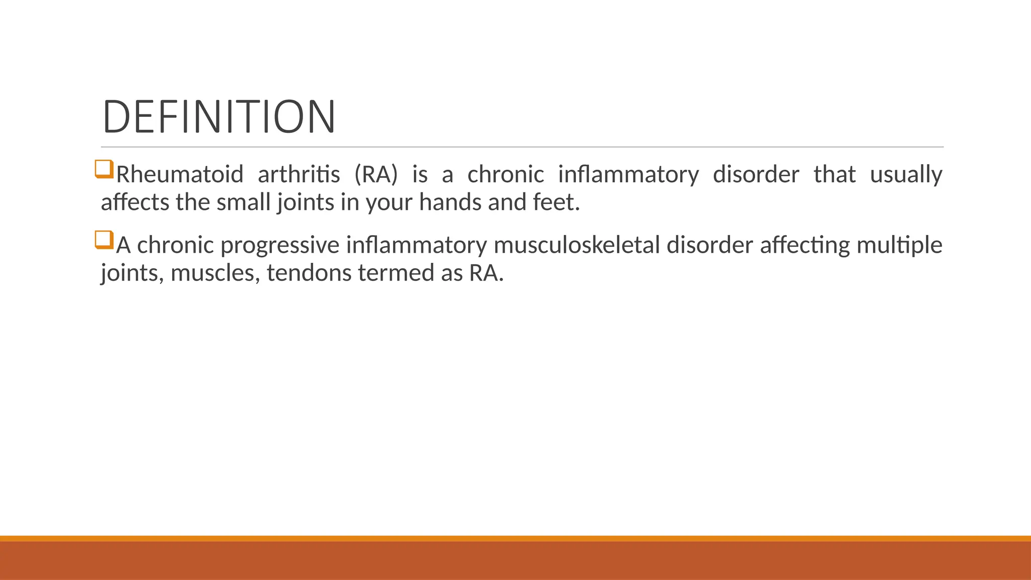 rheumatoid arthritis.pptx ppt by arun kumar dutta | PPTX