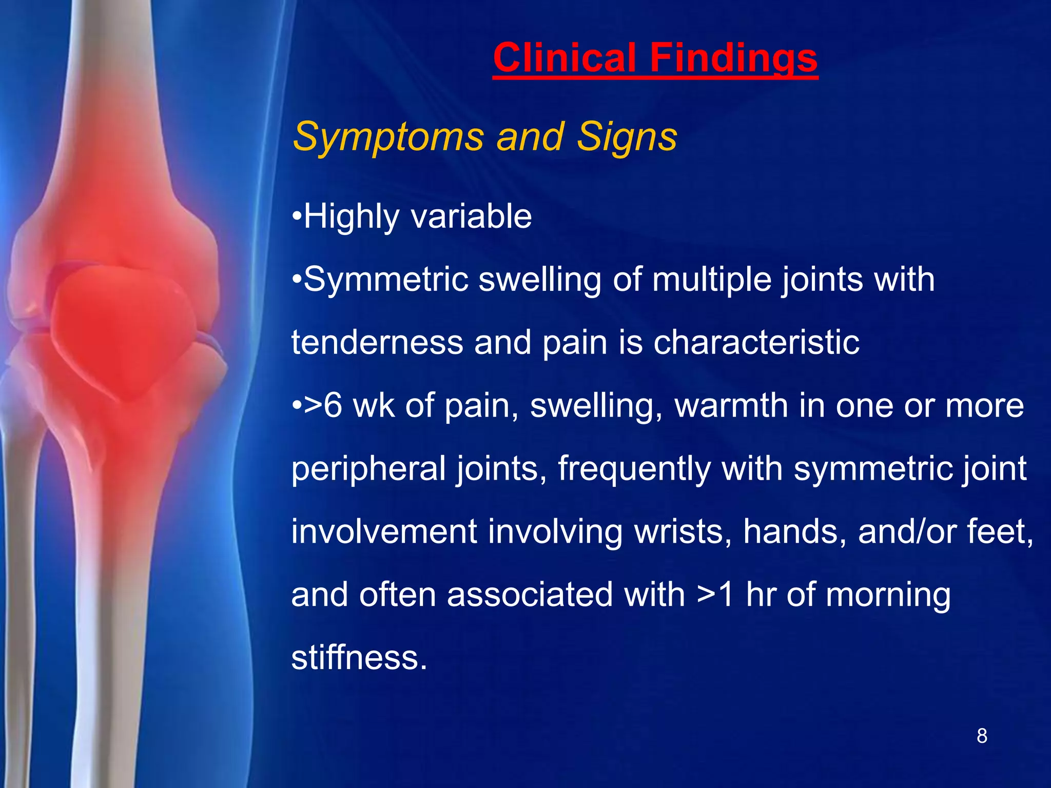 rheumatoid arthritis | PPTX