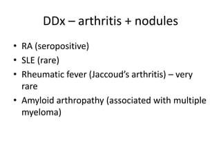 Rheumatoid arthritis | PPTX