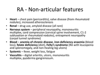 Rheumatoid arthritis | PPTX