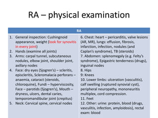 Rheumatoid arthritis | PPTX