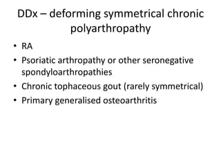 Rheumatoid arthritis | PPTX