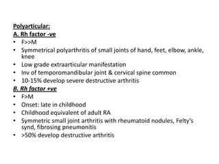 Rheumatoid arthritis for undergraduates | PPTX | Foot Health | Diseases ...
