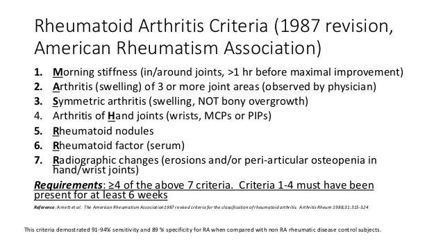 Rheumatoid arthritis
