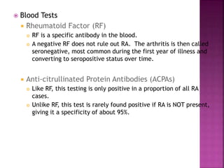 Rheumatoid arthritis | PPTX