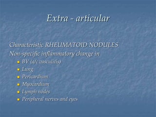 Rheumatoid arthritis | PPT