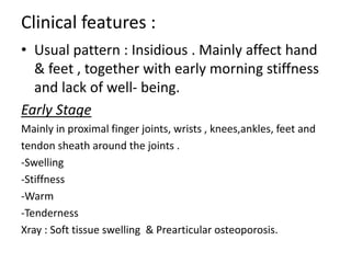 Rheumatoid arthritis | PPTX