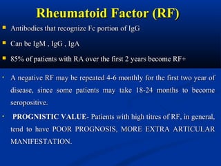 Rheumatoid Arthritis Diagnosis